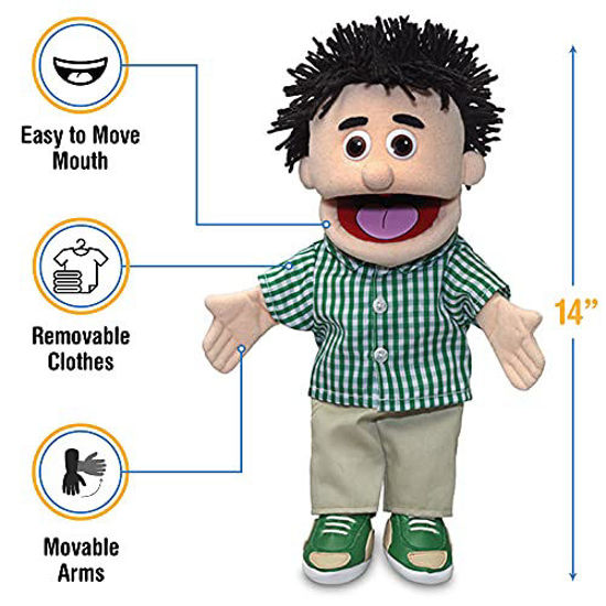 GetUSCart- 14" Kenny, Peach Boy, Hand Puppet