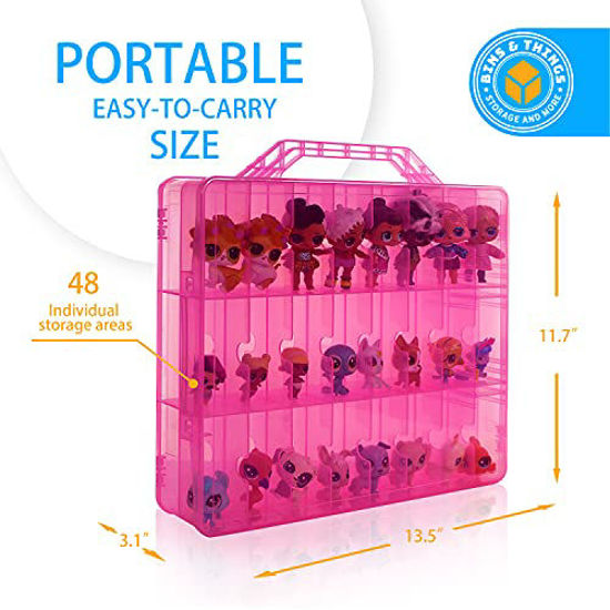 GetUSCart- Bins & Things Toys Organizer Storage Case with 48 ...