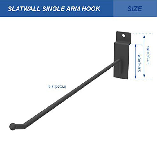 GetUSCart- POETISKE Slatwall Hook Heavy Duty Grid Commercial Grade ...