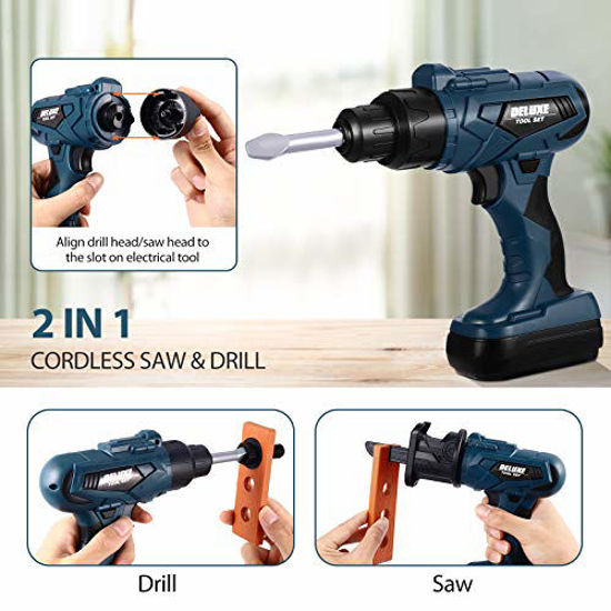 GetUSCart- iBaseToy Kids Tool Box Set - 45 PCS Pretend Play Tool Toys ...