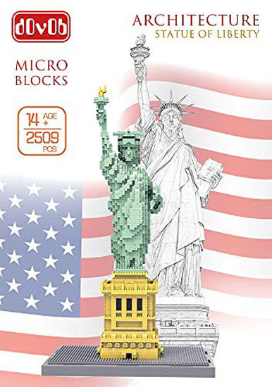 GetUSCart- dOvOb Statue of Liberty Micro Mini Blocks Building Set ...