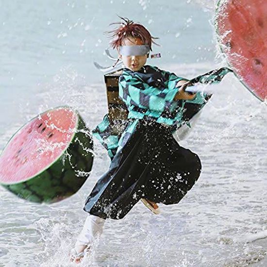 GetUSCart- Demon Slayer Cosplay Costumes Kamado Tanjiro Kids Anime ...