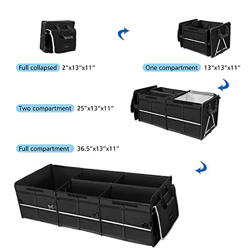 GetUSCart- HIRALIY 4 in 1 Car Trunk Storage Organizer, Multi ...