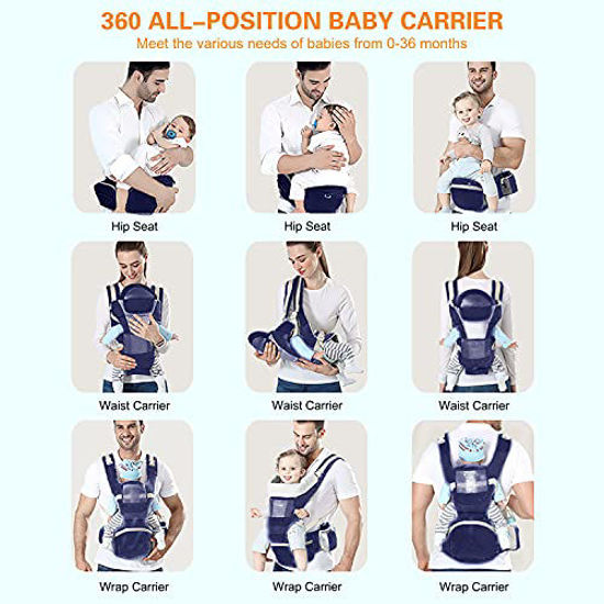 GetUSCart- YSSKTC Baby Carrier with Lumbar Support - 360 All-Position ...