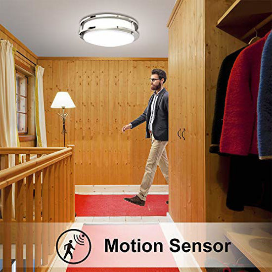 GetUSCart- Lineway Ceiling Light Motion Sensor LED Flush Mount Ceiling ...