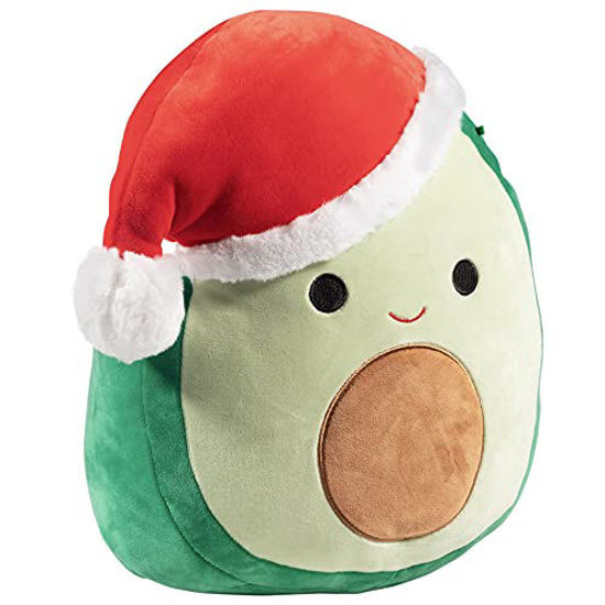 GetUSCart- Squishmallow 12" Austin The Avocado with Santa Hat ...