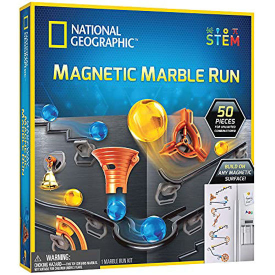 GetUSCart- NATIONAL GEOGRAPHIC Magnetic Marble Run - 50-Piece STEM ...