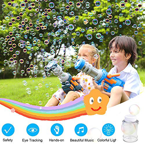 GetUSCart- HOMILY Gatling Bubble Gun for Toddlers Bubble Machine 2021 ...