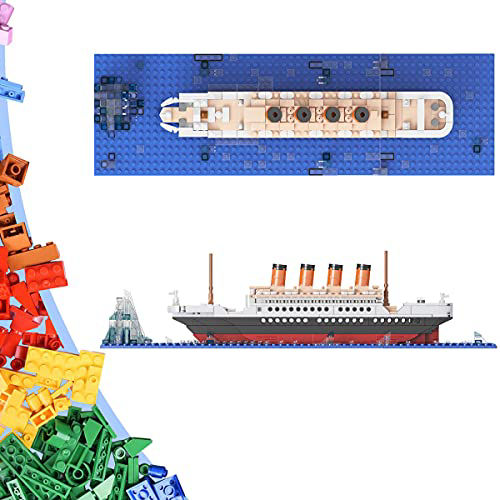 GetUSCart- OneNext RMS Titanic Model Large Building Block Set 548pcs ...