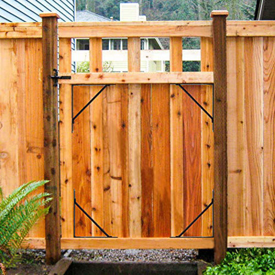 Getuscart Goldorcle Anti Sag Gate Kit Heavy Duty No Sag Kit For Wooden Gate Fence With A Gate Latch