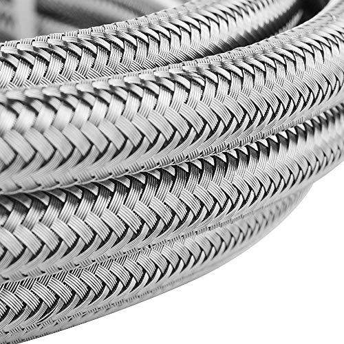 GetUSCart- 25 Ft 6AN Fuel Line Hose AN-6 3/8" Universal Braided ...