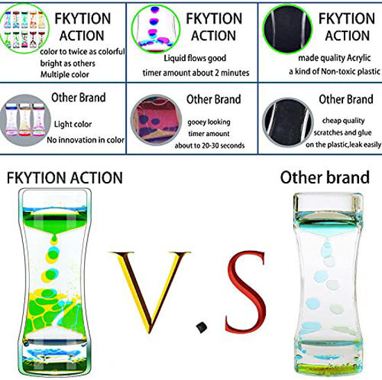 Getuscart Fkytion Liquid Motion Bubbler Timer Pack Of 10 Great Desktop