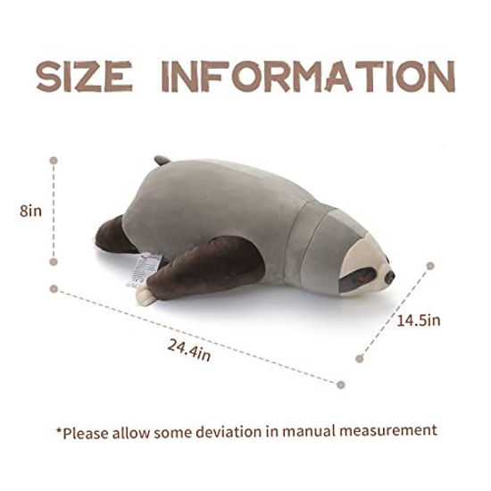 GetUSCart- Niuniu Daddy 24.4? Large Sloth Plushie - Cute Sloth Pillow ...