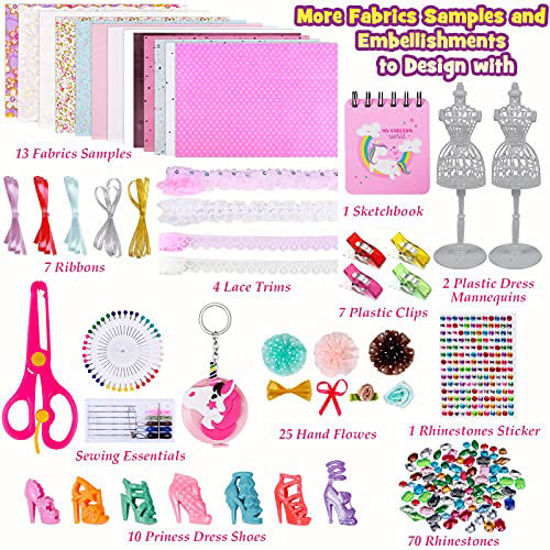 GetUSCart- 100+ Piece Fashion Designer Kits for Girls Kids Fashion ...
