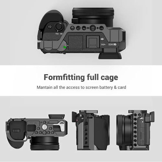 GetUSCart- SmallRig Cage with Silicone Handgrip & Cold Shoe for Sony ...