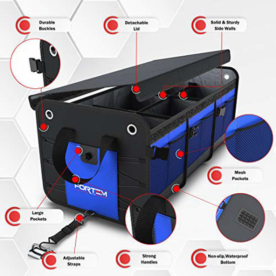 GetUSCart- FORTEM Car Trunk Organizer, SUV Trunk Organizer, Car Storage ...