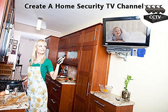 GetUSCart- RF Modulator HDMI RCA Coax Composite Converter Adapter w ...