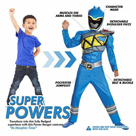 Blue power ranger costume store