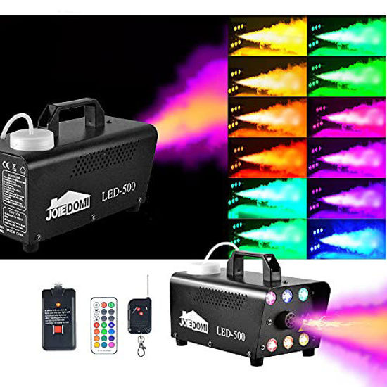 GetUSCart- Halloween Fog Machine, 500W Halloween Smoke Machine with 6 ...