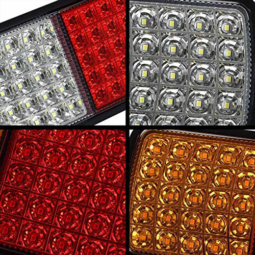 GetUSCart- Partsam 2Pcs 75 LED Truck Tail Light Bar Waterproof 12V Turn ...