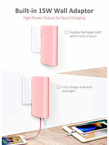 GetUSCart- Luxtude Portable Charger for iPhone,10000mAh Power Bank ...