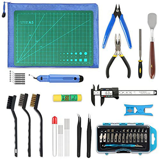 GetUSCart- 45 Pieces 3D Printer Tools Kit, YEETIN 3D Printing Accessory ...