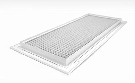 GetUSCart- 14" x 32" Cube Core Eggcrate Return Air Grille - Aluminum ...