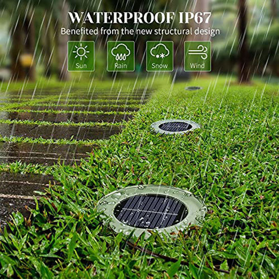 GetUSCart- NFESOLAR Solar Ground Lights Outdoor Waterproof, New ...