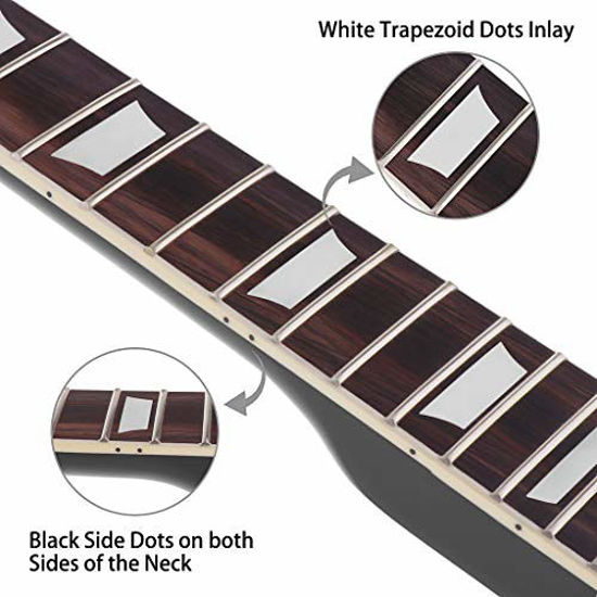 GetUSCart- Alnicov Electric Guitar Neck DIY For Gibson LP Guitars Parts ...