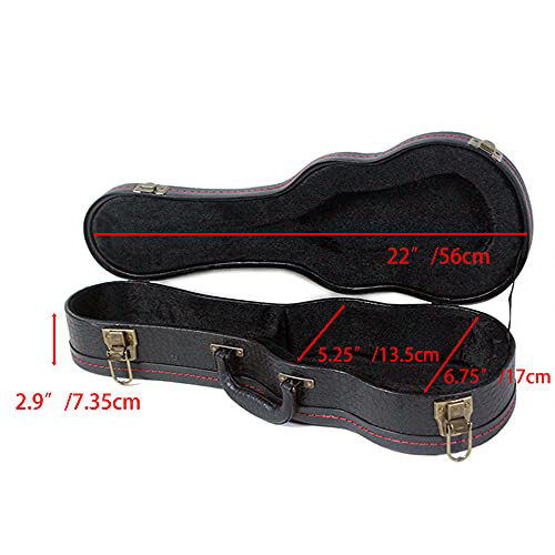 GetUSCart- Ukulele Hard Case, Soprano Ukulele Case, 21" Crocodile ...