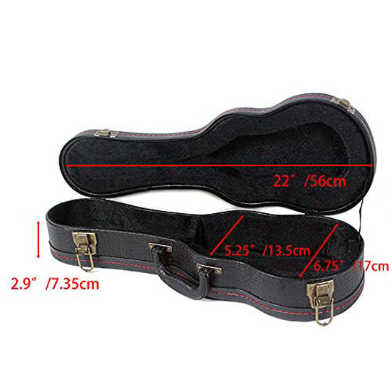 GetUSCart- Ukulele Hard Case, Soprano Ukulele Case, 21" Crocodile ...