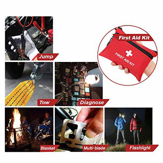 GetUSCart- Car Emergency Kit with Automotive Jumper Cables Auto Vehicle ...