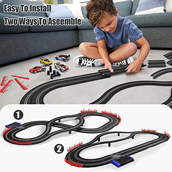 GetUSCart- Electric Racing Tracks for Boys and Kids Including 4 Slot ...