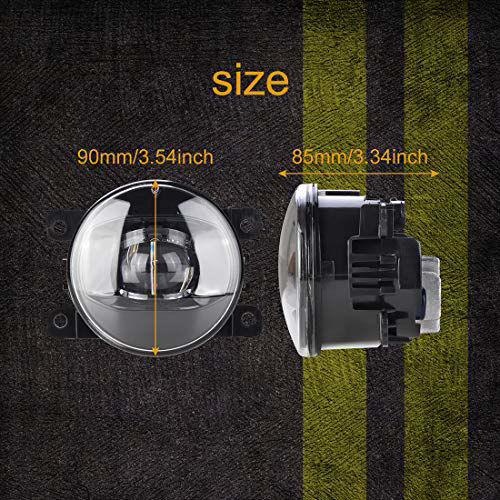GetUSCart- New Generation Led Fog Light assembly Retrofit Upgraded For ...