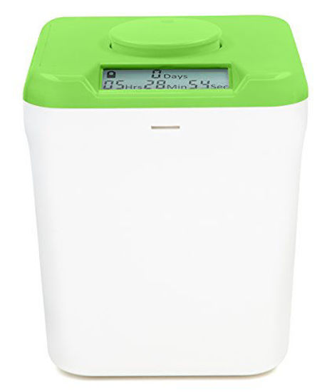 GetUSCart- Kitchen Safe: Time Locking Container (Green Lid + White Base ...