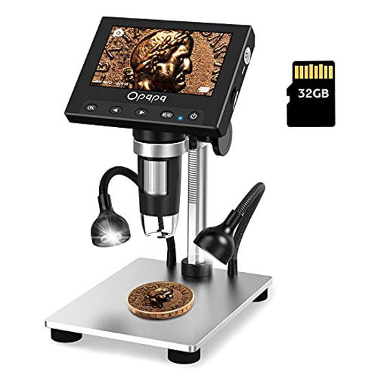 GetUSCart- Digital Coin Microscope,Opqpq 4.3'' LCD Screen Magnifier ...