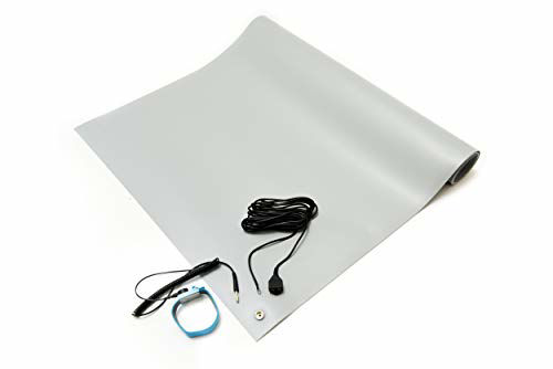 GetUSCart- Bertech ESD Anti-Static Table Mat Kit, 2 Ft x 5 Ft, Gray ...