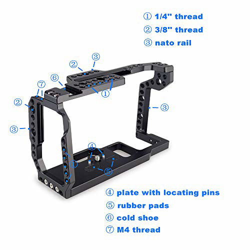 GetUSCart- MAGICRIG BMPCC 4K /6K Camera Cage with NATO Handle for ...