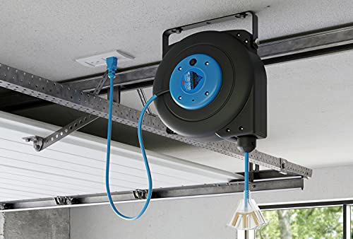 GetUSCart- CopperPeak 50 ft Retractable Extension Cord Reel - Ceiling ...