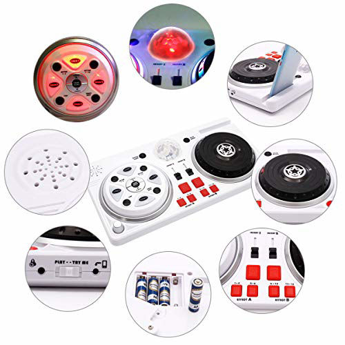 GetUSCart- Anladia DJ Party Mixer Turntable Toy for Kids, Children DJ ...