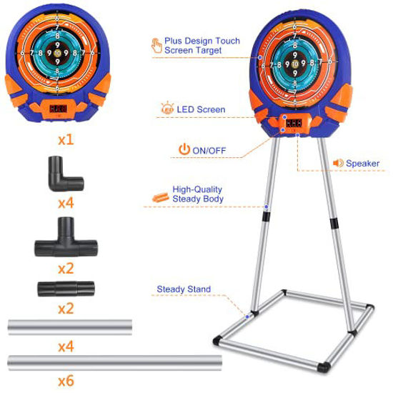 GetUSCart- Shooting Target for Nerf w/Toy Guns and Foam Darts, 2021 ...