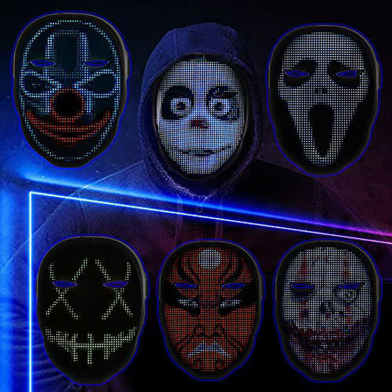 GetUSCart- HIOUME LED Lighted Face Transforming Mask, Shining Mask for ...