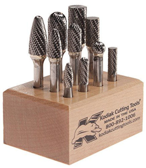 GetUSCart- Kodiak Cutting Tools 4J-518Y-JQ3L USA Made Carbide Bur Set ...