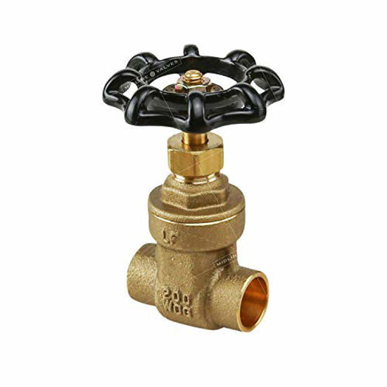 GetUSCart- Midline Valve 427D336-5 Gate Valve, Lead Free 1-1/4 in ...