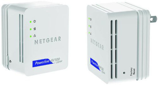 GetUSCart- NETGEAR Powerline 500 Nano 1 GigE Port Starter Kit (XAVB5101)