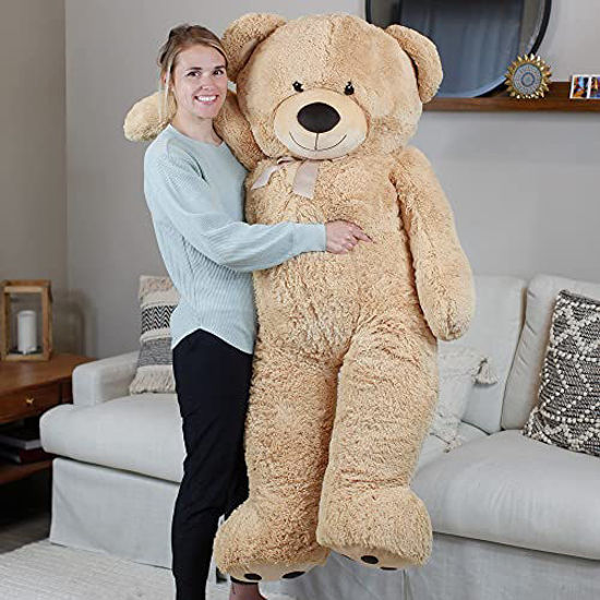 GetUSCart- LotFancy 5 FT Giant Teddy Bear Stuffed Animal, Cuddly Big ...