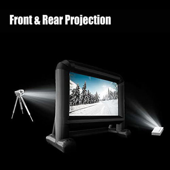GetUSCart- 16 FT Inflatable Projector Movie Screen for Outside Indoor ...