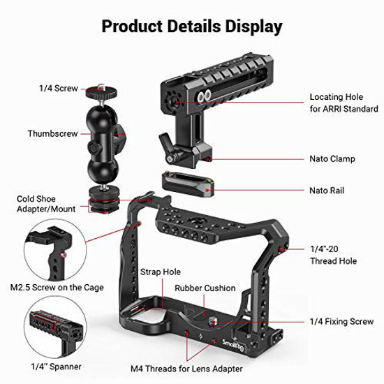 GetUSCart- SMALLRIG A7RIII Cage Kit Rig for Sony A7RIII/A7III Camera ...