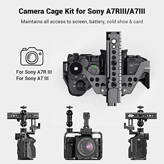 GetUSCart- SMALLRIG A7RIII Cage Kit Rig for Sony A7RIII/A7III Camera ...