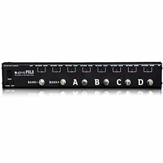 GetUSCart- JOYO PXL8 Foot Pedal Controller 8 FX Loop Programmable Pedal ...